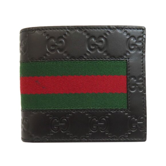 Gucci | Accessories | Gucci 48826 Gg Signature Shima Sherry Line Bifold ...